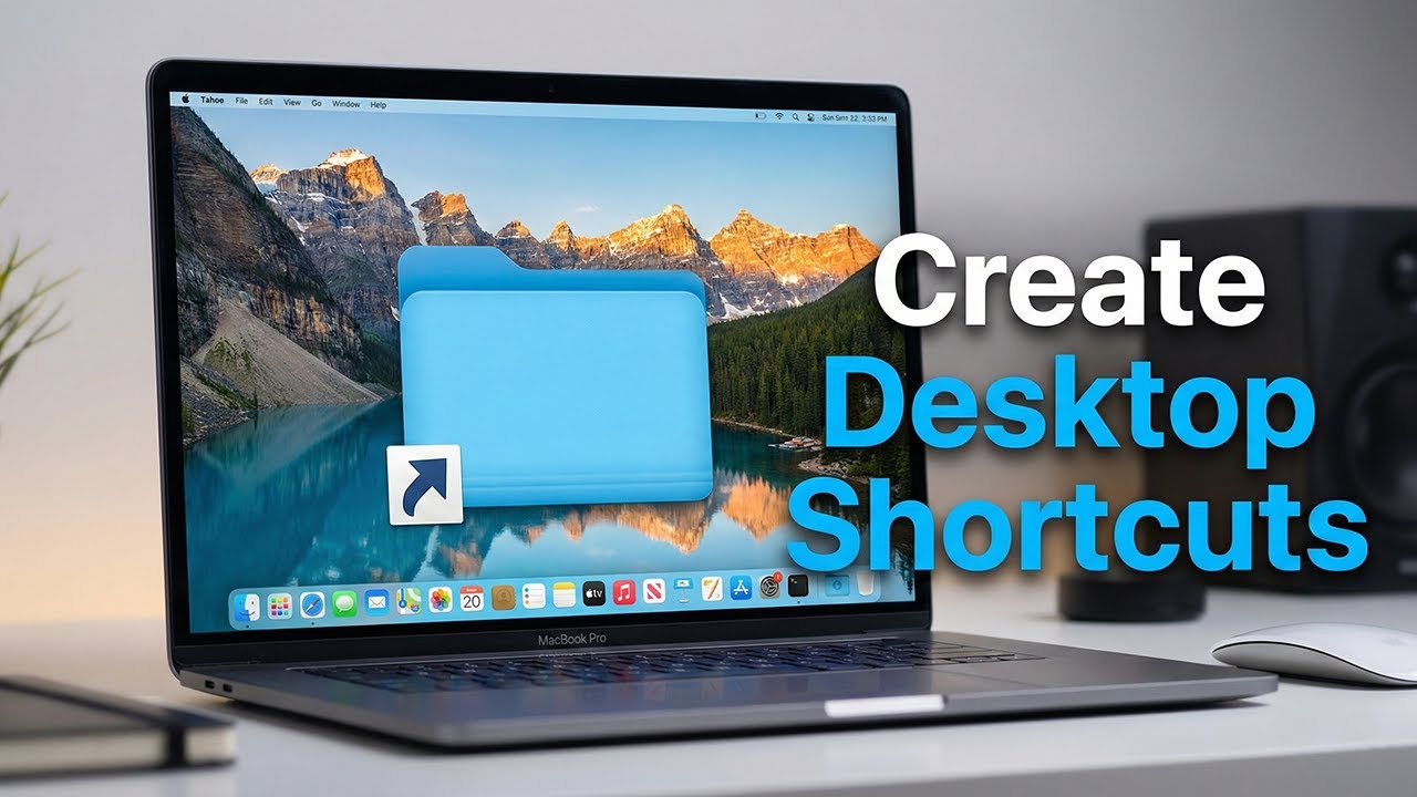 How to Create a Shortcut (Make Alias) on Mac | macOS 26 Tahoe - YouTube