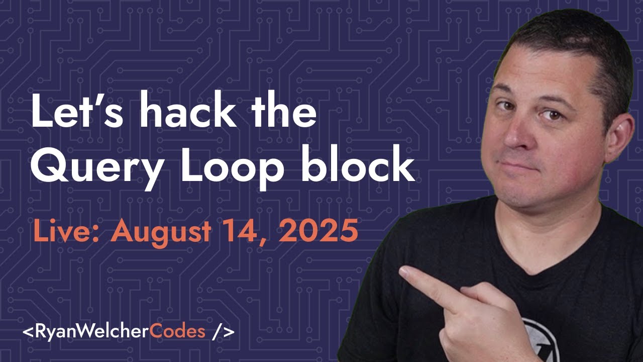 Can I hack the Query Loop block to use custom blocks and the Interactivity API? - YouTube