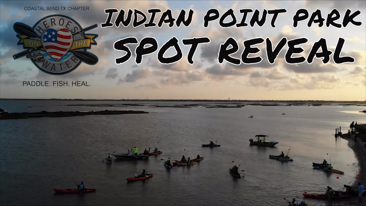 Kayak Fishing SPOTS Corpus Christi, TX. REDFISH @ INDIAN POINT PARK ...