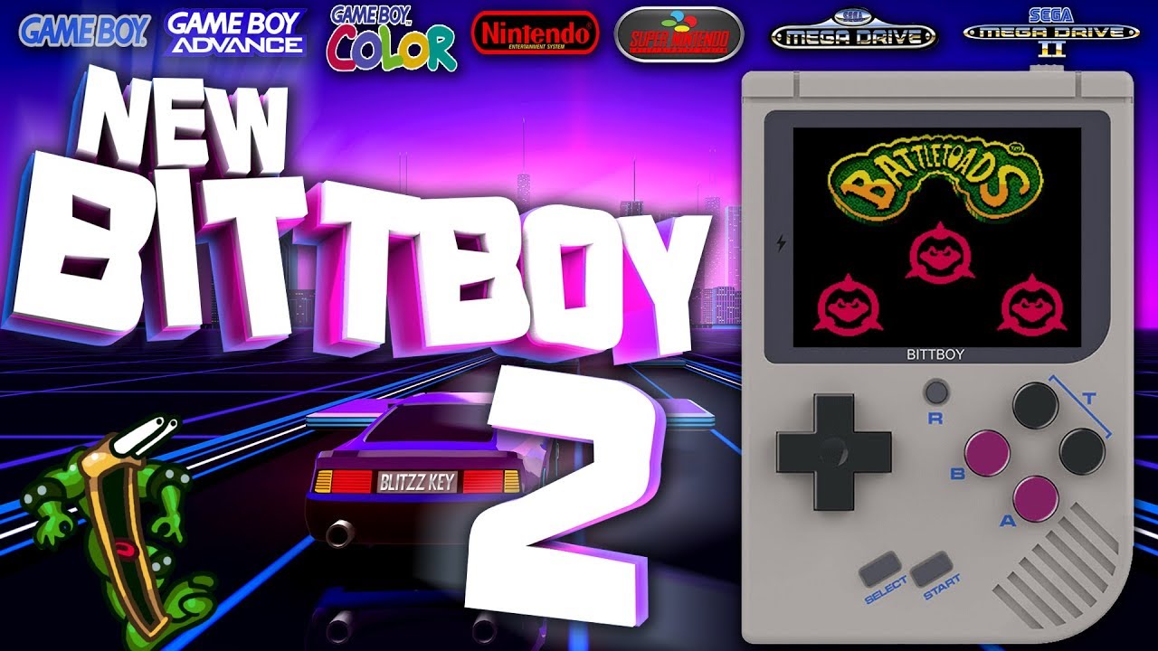 Карманная консоль NEW BITTBOY. ВСЕ ПРИСТАВКИ 90-х В КОМПАКТНОМ КОРПУСЕ ...