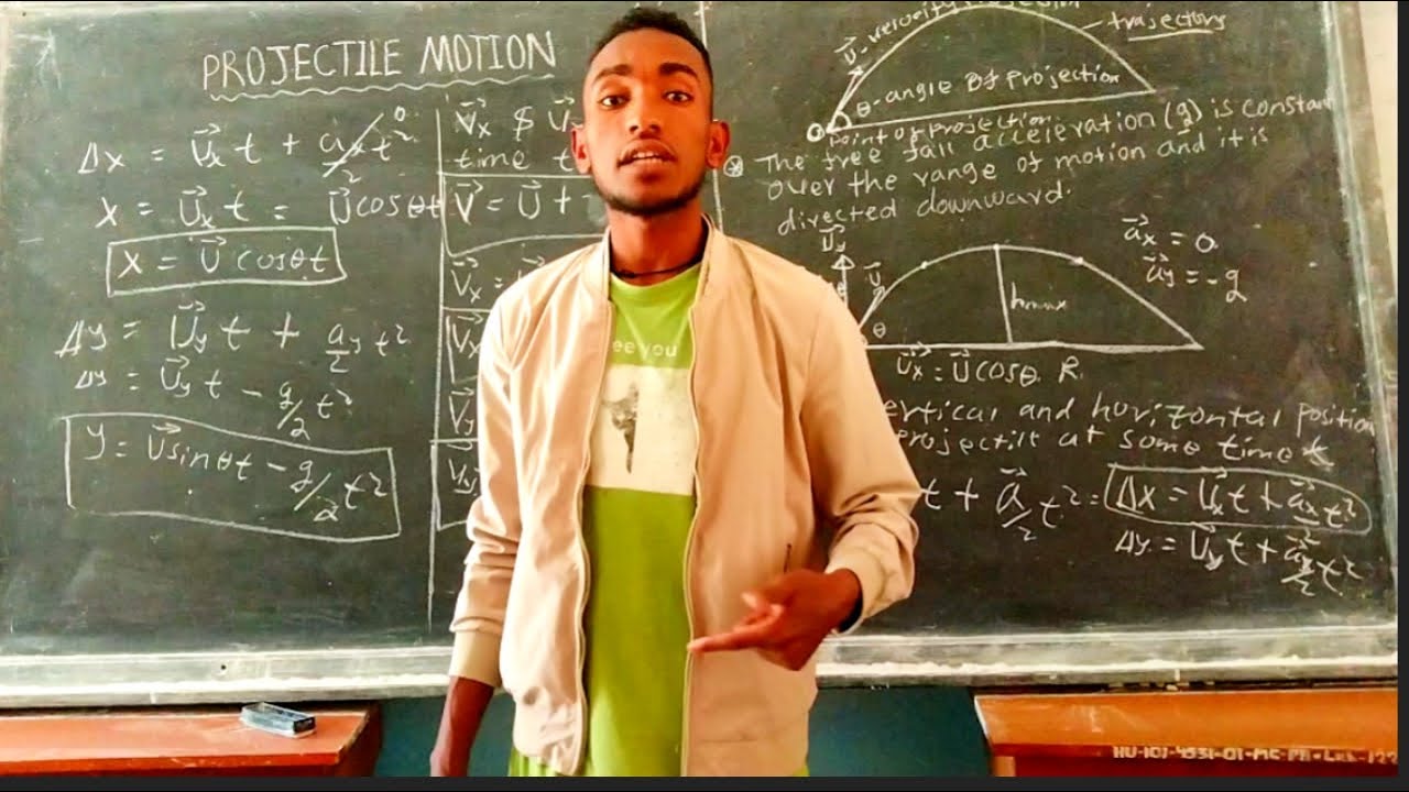 General Physics Freshman Course ---- Projectile Motion part one in ...