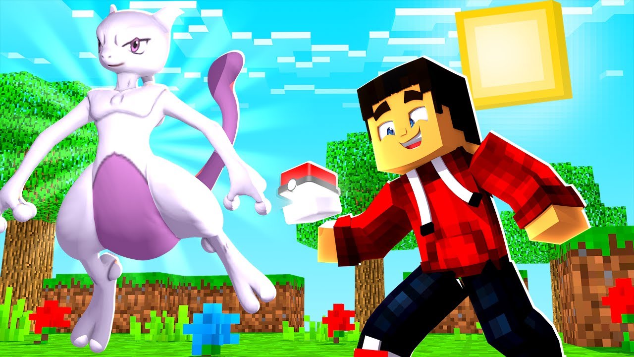 PLAYING as a POKEMON TRAINER in Minecraft! - YouTube