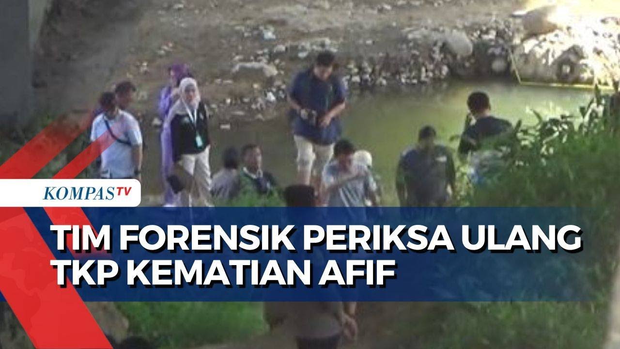 Telusuri Penyebab Pasti Kematian Afif, Tim Forensik Kembali Olah TKP di Jembatan Kuranji - YouTube
