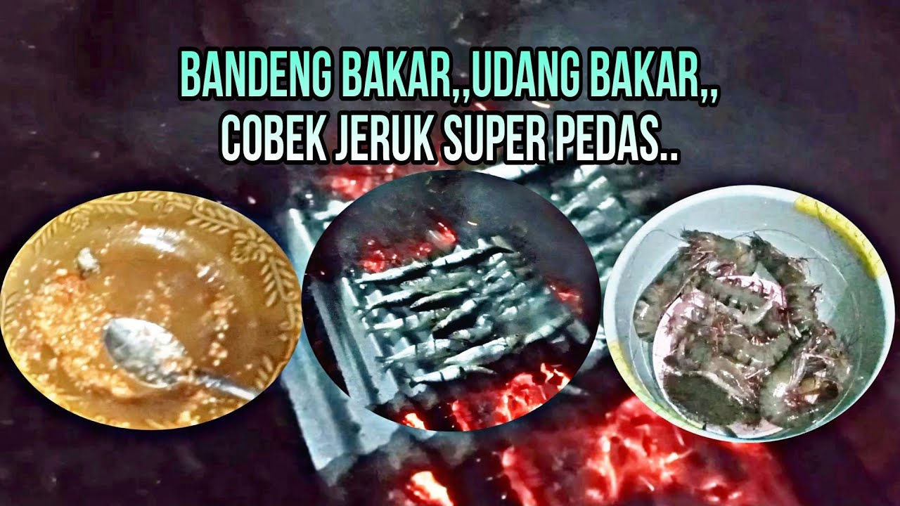 Bakar langsung..!!! ikan bandeng//udang hitam,,dari Empang - YouTube