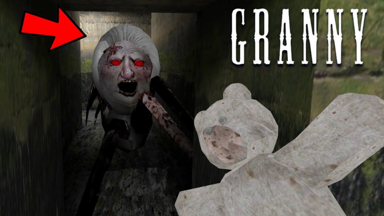 Escape with Teddy in Granny Version 1.8 with Spider Angeline - YouTube