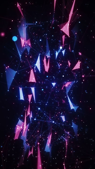 #Abstract #Animation Loop of Plexus Structural Data Network Connection of Information plexus ...