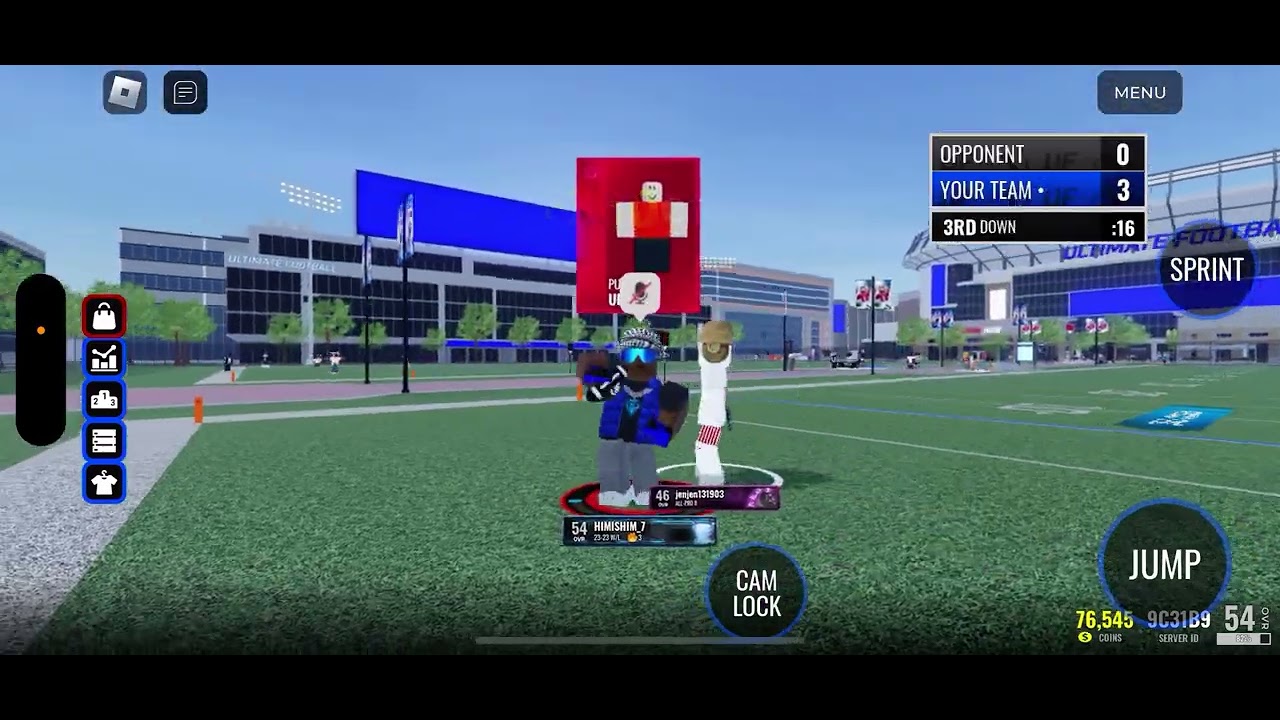 Playing until I lose in park I [Ultimate Football] I just played for 1 ...