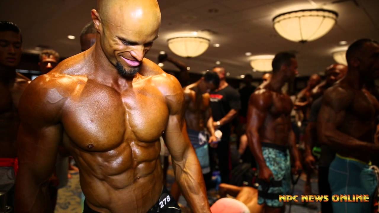 2015 IFBB North American Championships Men's Physique Backstage Video ...