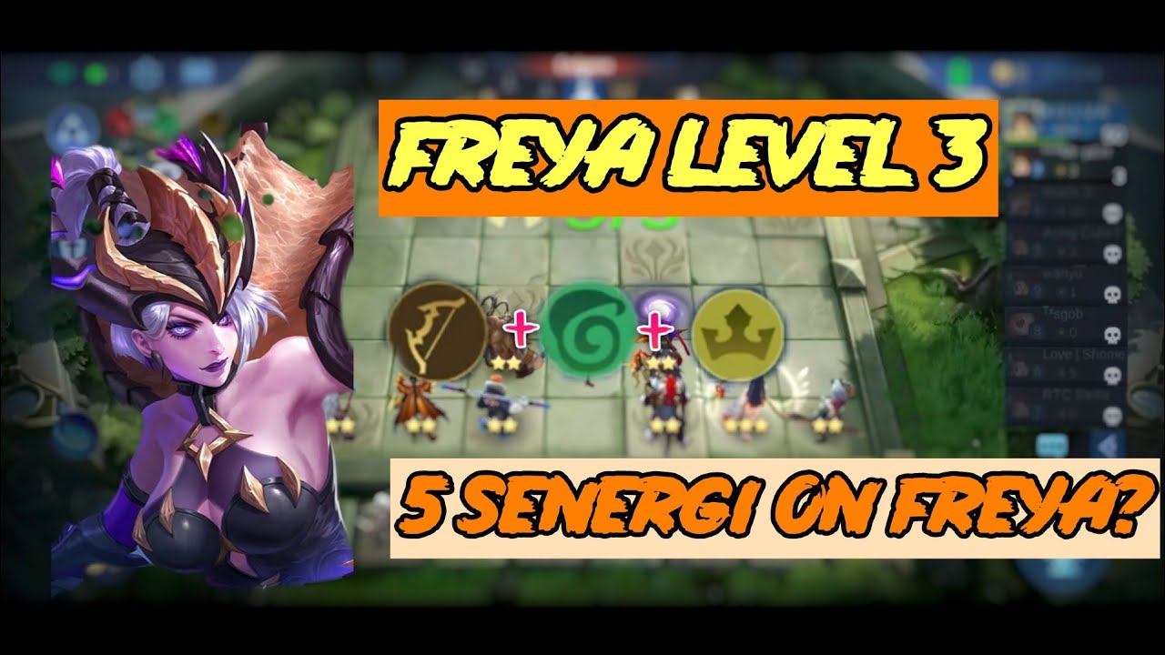 Freya Level 3 Terrorized: Best Senergy Magic Chess ; 6MM + 3 NORTHERN ...