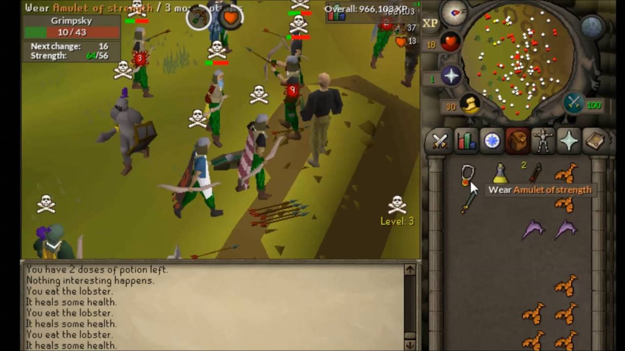 30 Attack F2P PKing osrs // Thick Stack // - YouTube