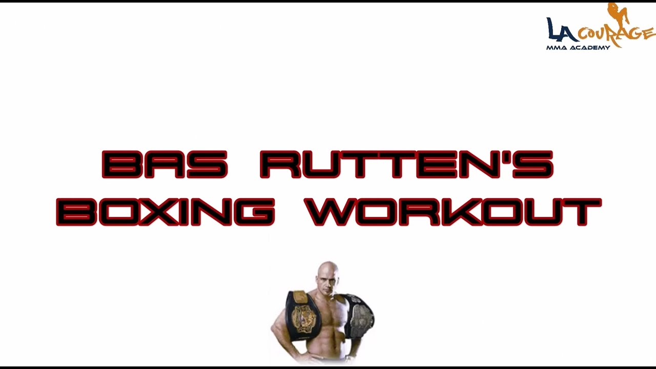 Bas Rutten's Boxing Workout - Corona-Homeworkout - YouTube