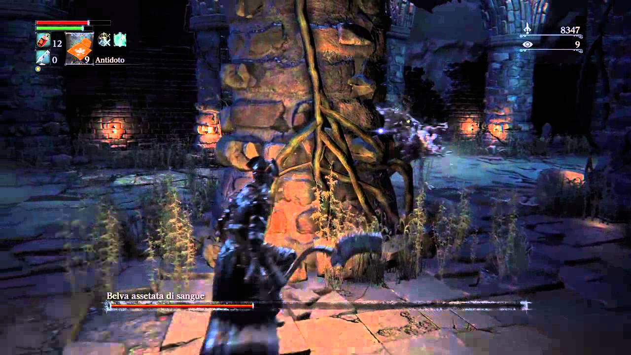 Bloodborne - Boss 3 - Blood-starved Beast (PS4) - YouTube