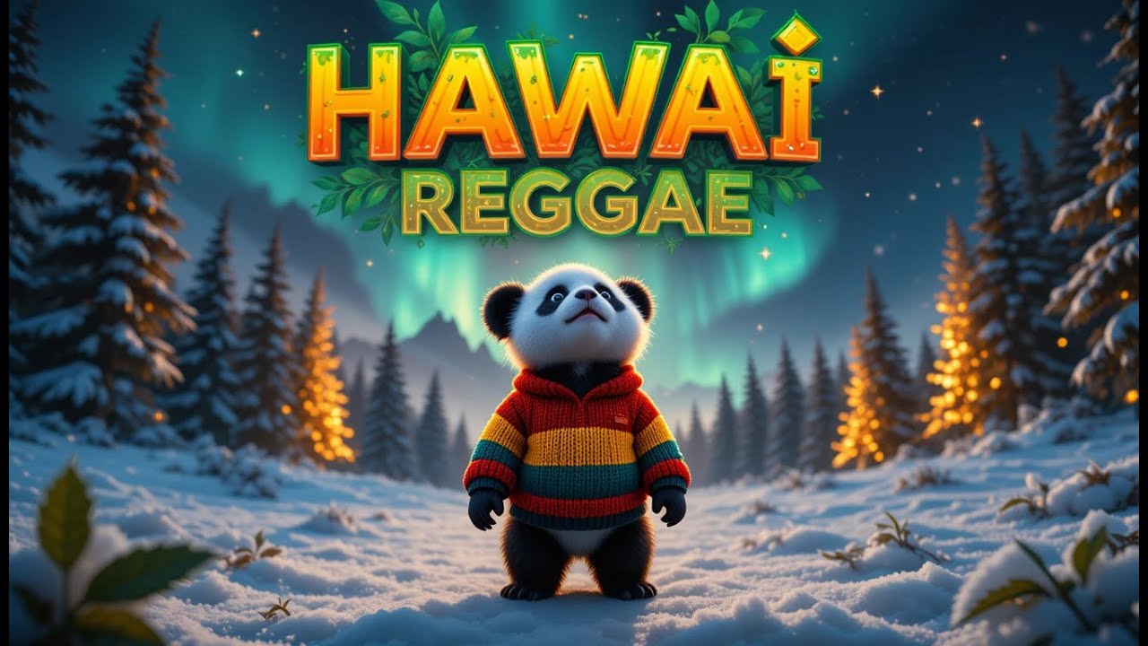 "Reggae Nevado en la Playa 🌴 ️ | Música Relajante + Visuales Únicos en ...