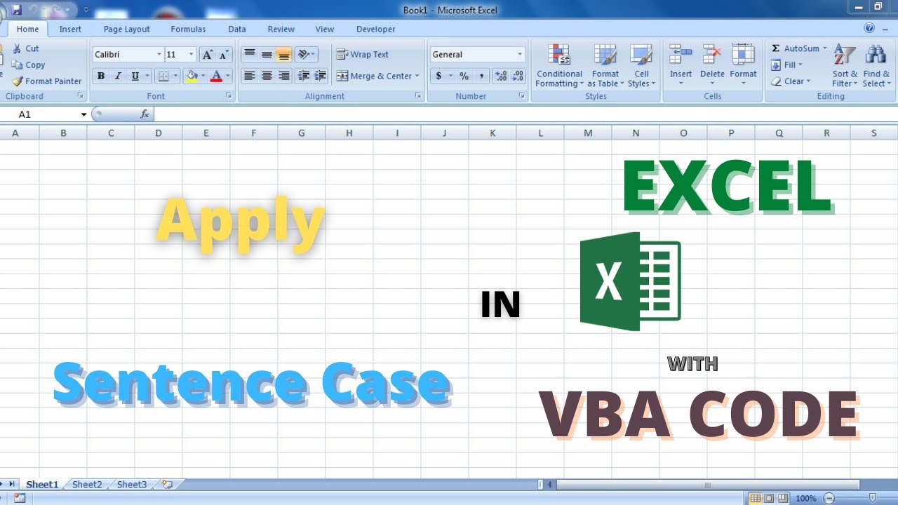 Change Text To Sentence Case In Excel With VBA Code Excel VBA Excel Change Text To Sentence Case In Excel With VBA Code Excel VBA Excel