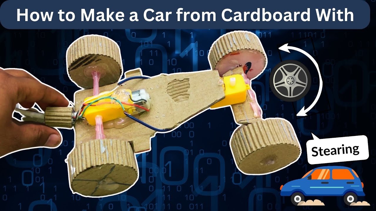 How to Make a Car from Cardboard - Diy Rc Car - YouTube