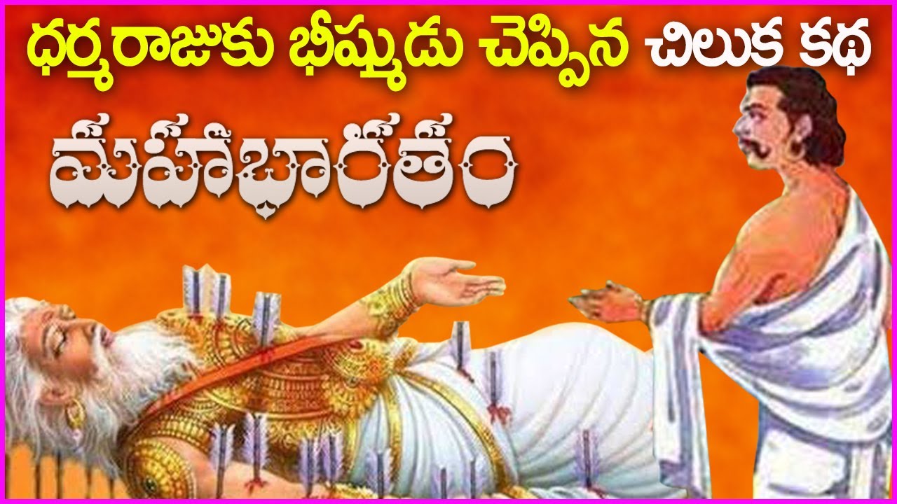 ధర్మరాజుకు భీష్ముడు చెప్పిన చిలుక కథ - Parrot Story in Mahabharata ...