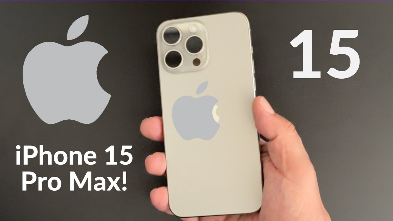 Apple iPhone 15 Pro Max - Unboxing And First Impressions! (Natural ...