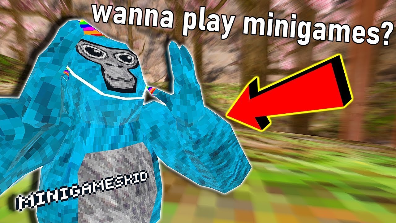 Trolling as a minigames kid in gorilla tag - YouTube