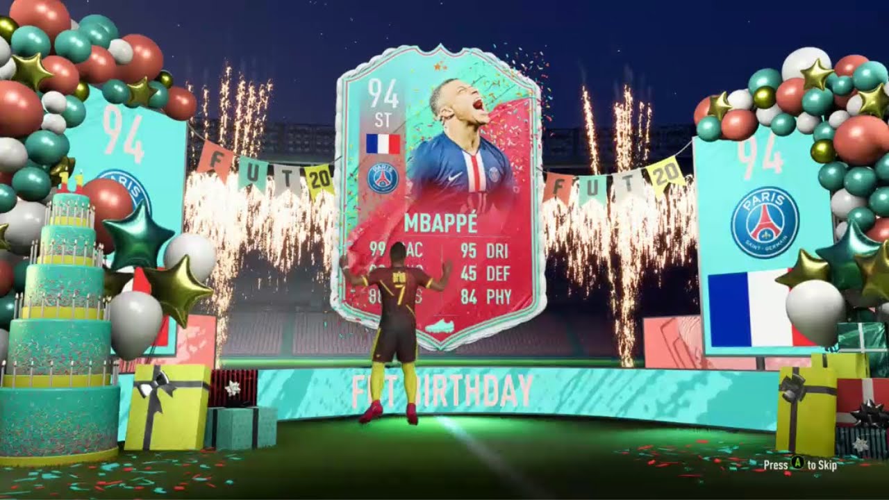 94 MBAPPE FUT BIRTHDAY PACKED! PROMO PACKS OPENED! FIFA 20 PACK OPENING ...