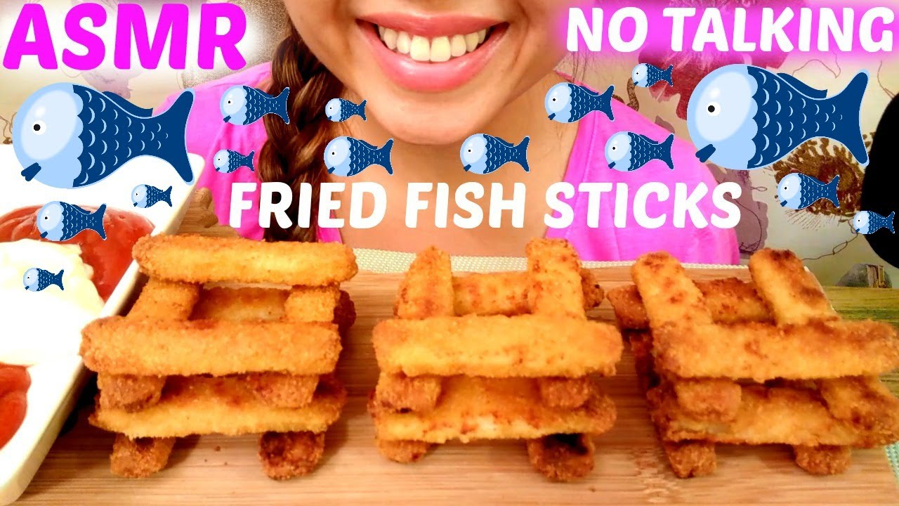 *No Talking* ASMR *CRUNCHY* Fried Fish Mukbang 먹방 Eating Sounds ...