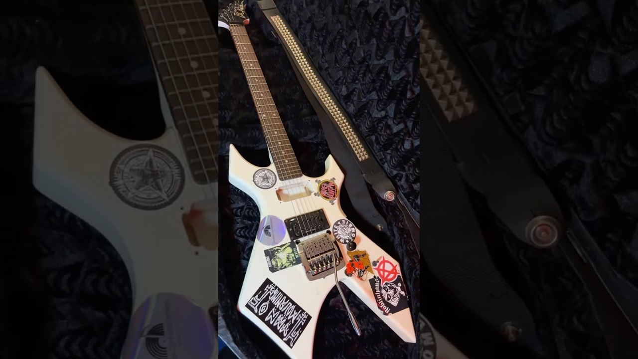 MAX CAVALERA INSPIRED 1987 BC RICH PLATINUM SERIES WARLOCK WITH KAHLER ...