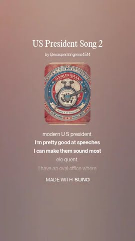 US President Song 2 - YouTube