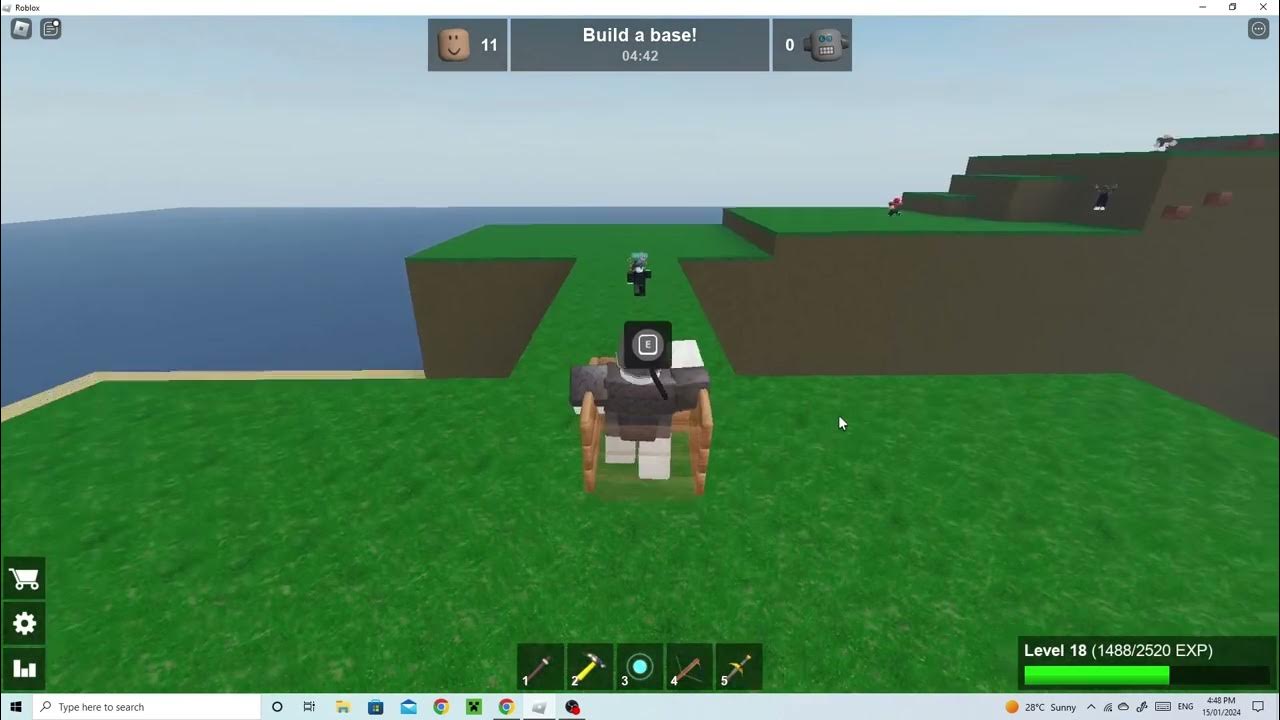 how to make a flying machine in build to survive the robots roblox - YouTube