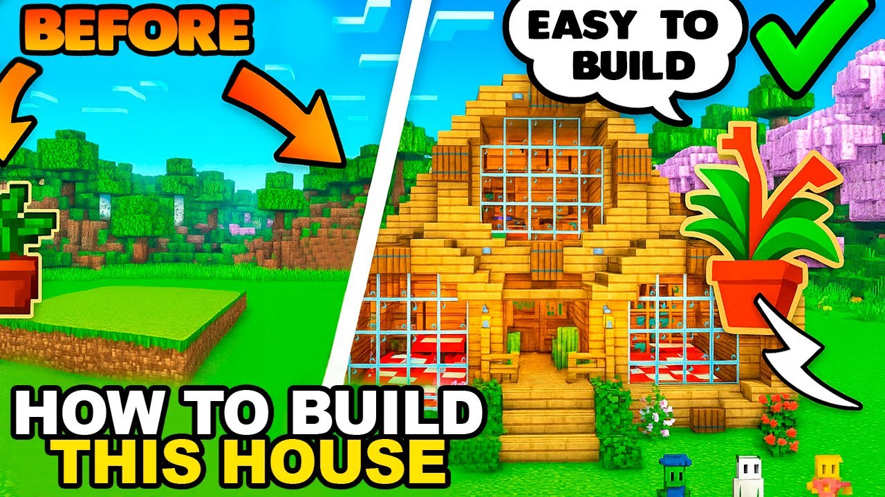 House for 3 Friends in Minecraft | How to build? | Cozy Multiplayer ...