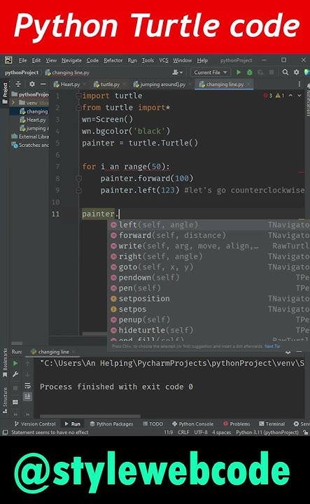 Python turtle graphic design😜😜🥰🥰 || python coding status 😍😜 #shorts #programming #turtle #python ...