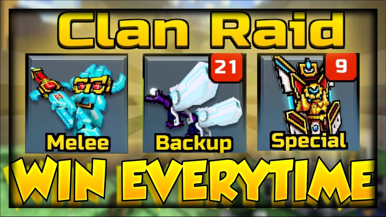 How to SOLO Clan Raids Easily Pixel Gun 3D - YouTube