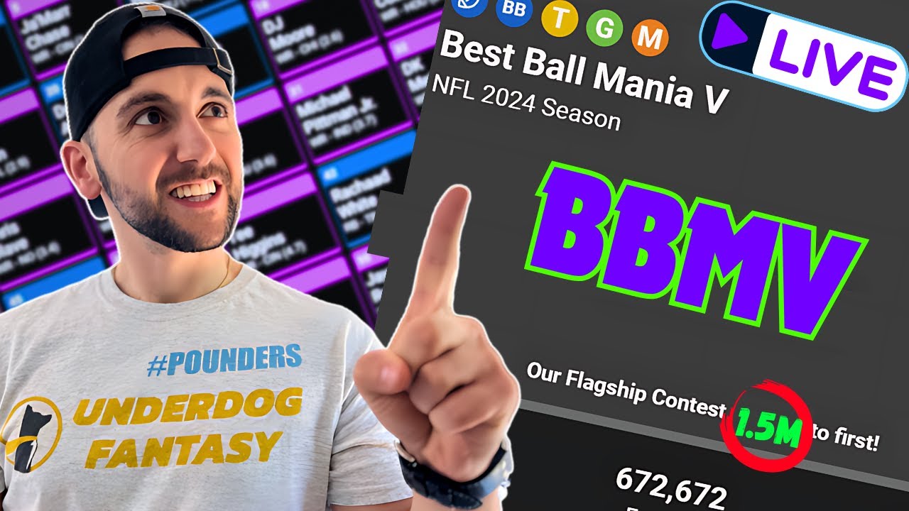 The Edge in Best Ball Mania 5 Ft. NF42 | Underdog Fantasy - YouTube