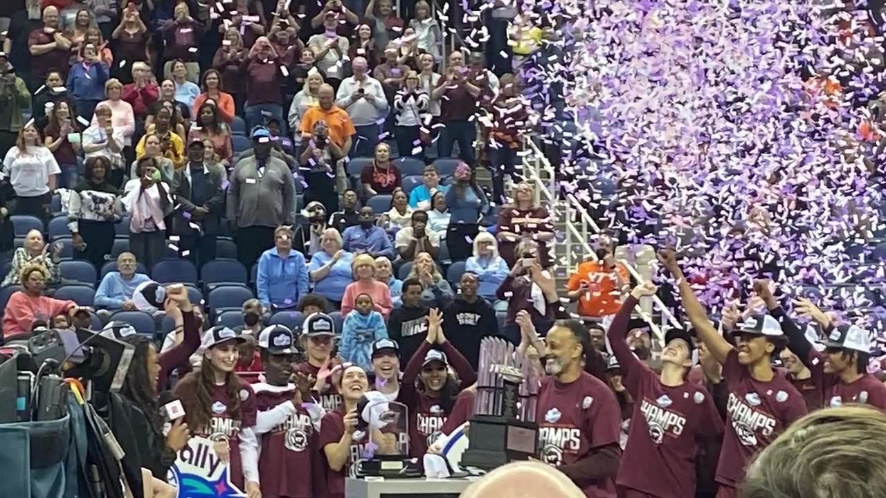 Virginia Tech wins ACC women’s championship in Greensboro - YouTube