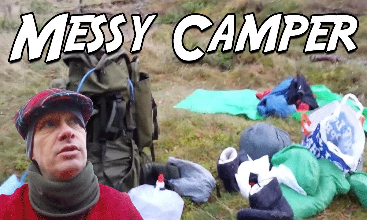 Wild Camping Scotland - MESSY CAMPER (6) - YouTube