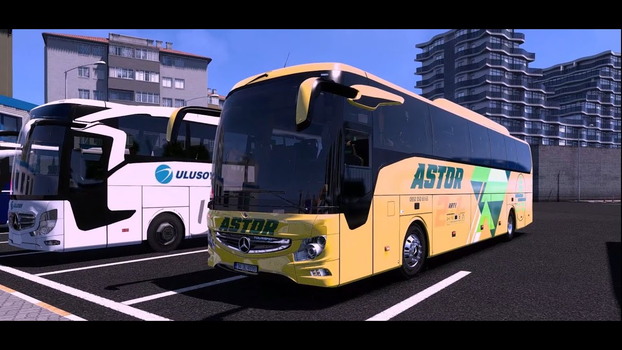 Euro Truck Simulator "ETS'2" | Bus ride from Tekirdağ to Eskişehir ...