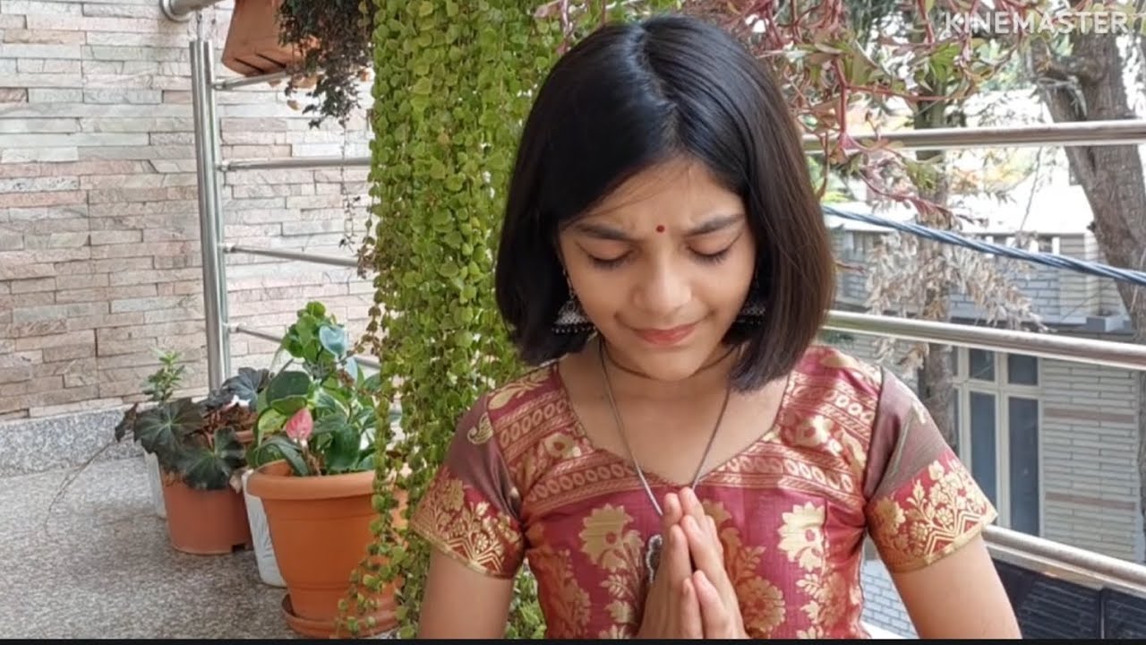 Brahmanandam Paramasukhadam |Guru geetha |Sanskrit sloka | by Sinchana ...