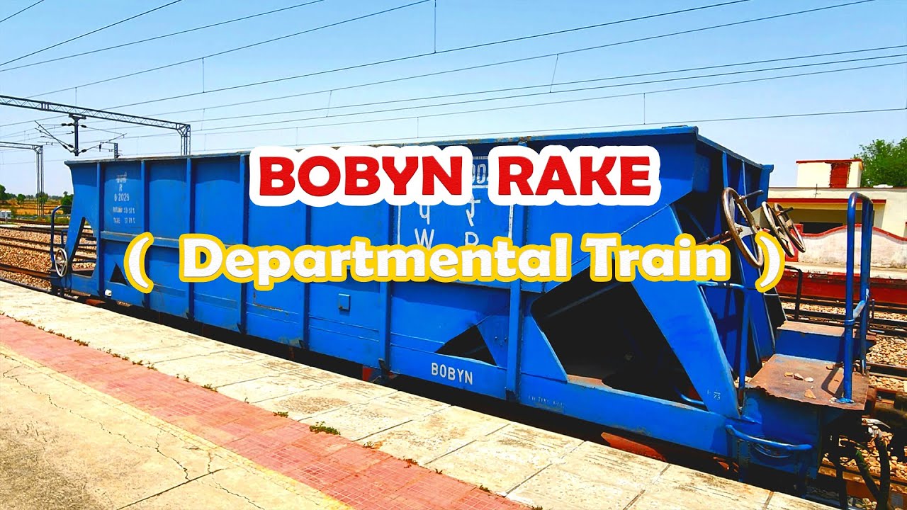 BOBYN Rake in Indian Railways | Heavy-Duty Open Wagon for Bulk Freight ...