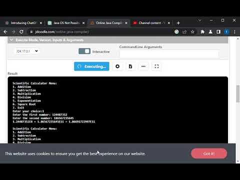 how to make a scientific calculator in java using chat GPT - YouTube