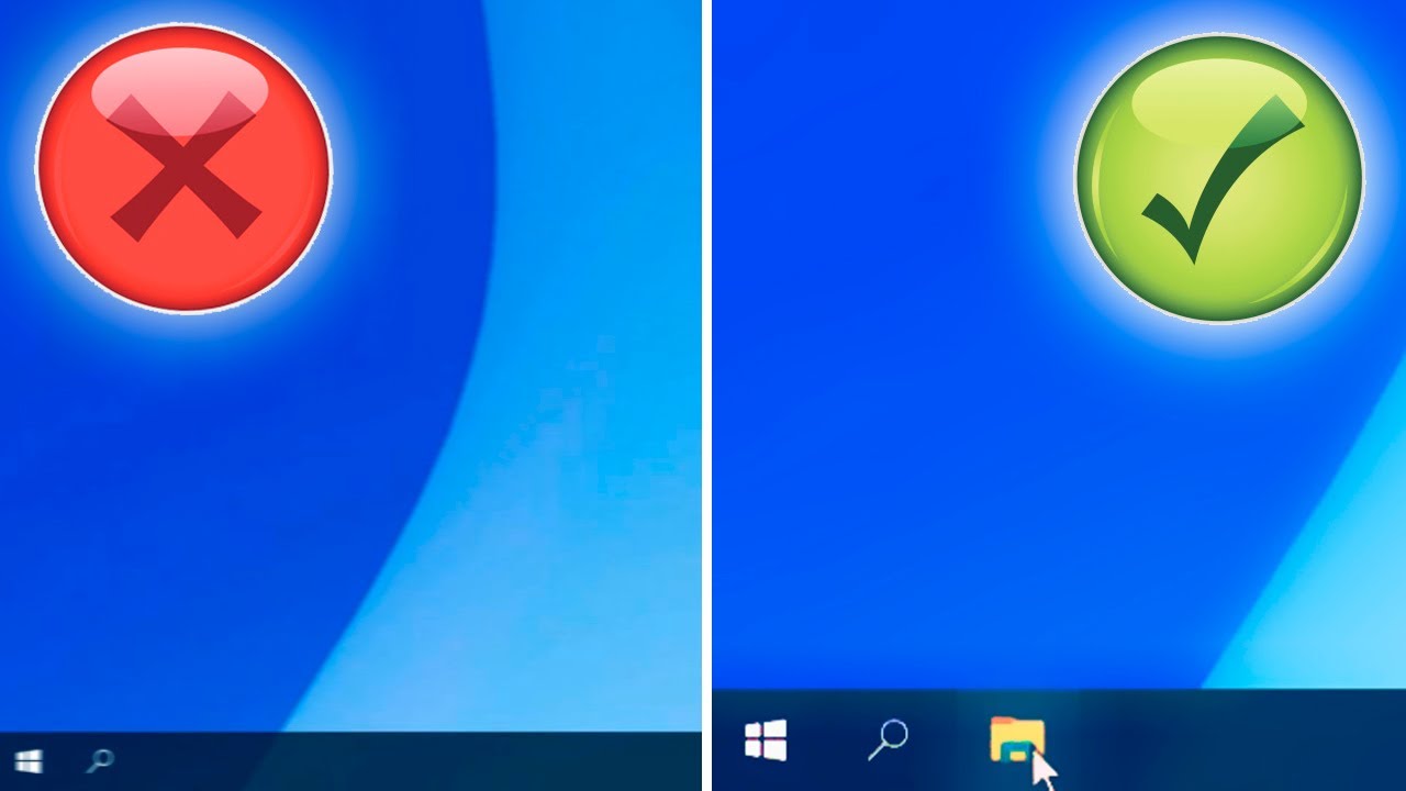 Как закрепить папку на панели задач Windows 10 Youtube