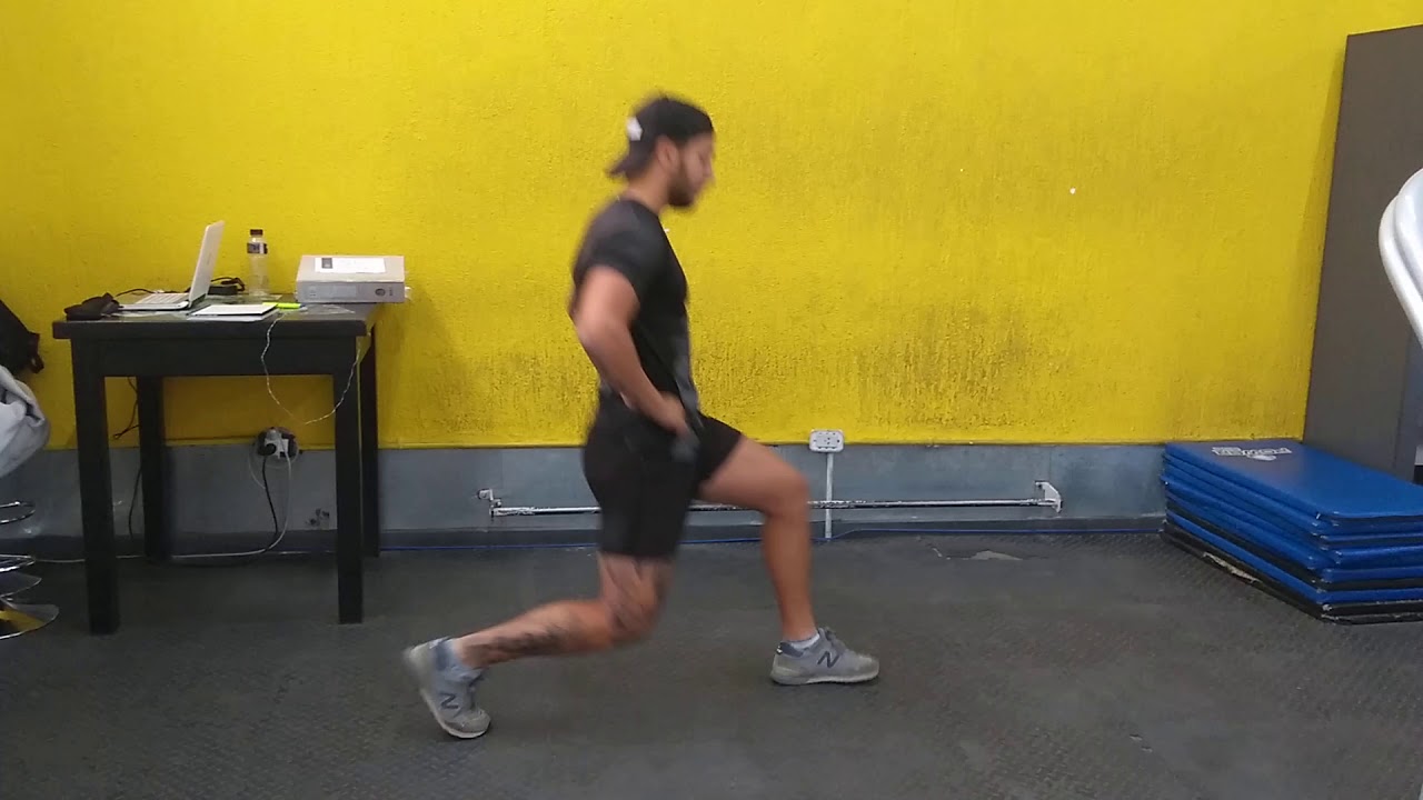 estocadas alternadas frontales - YouTube