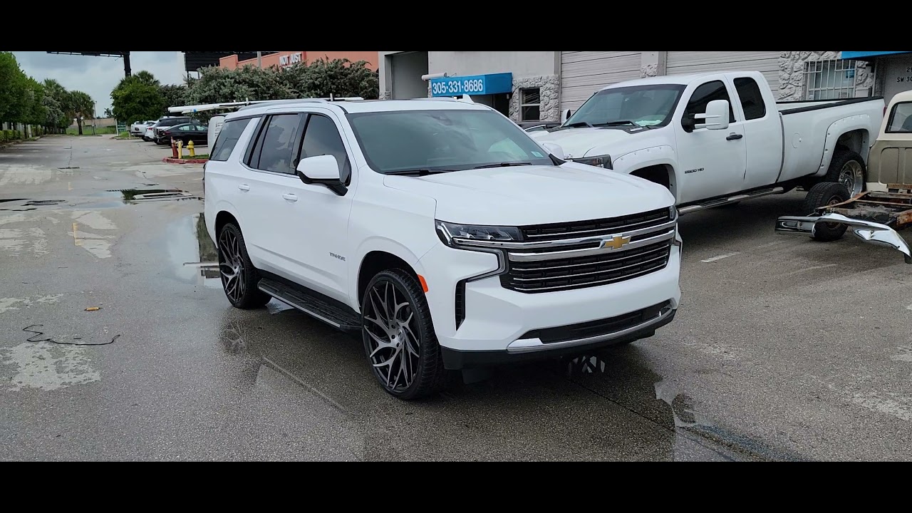 26 Inch Dub S260 GOAT Black Machined Wheels Chevy Tahoe Suburban Luxury ...