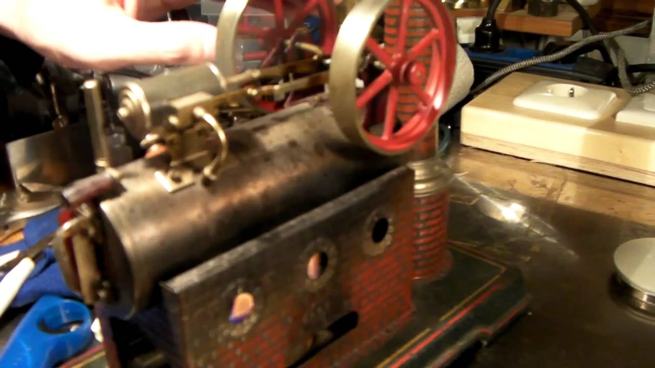 Josef Falk overtype steam engine. - YouTube