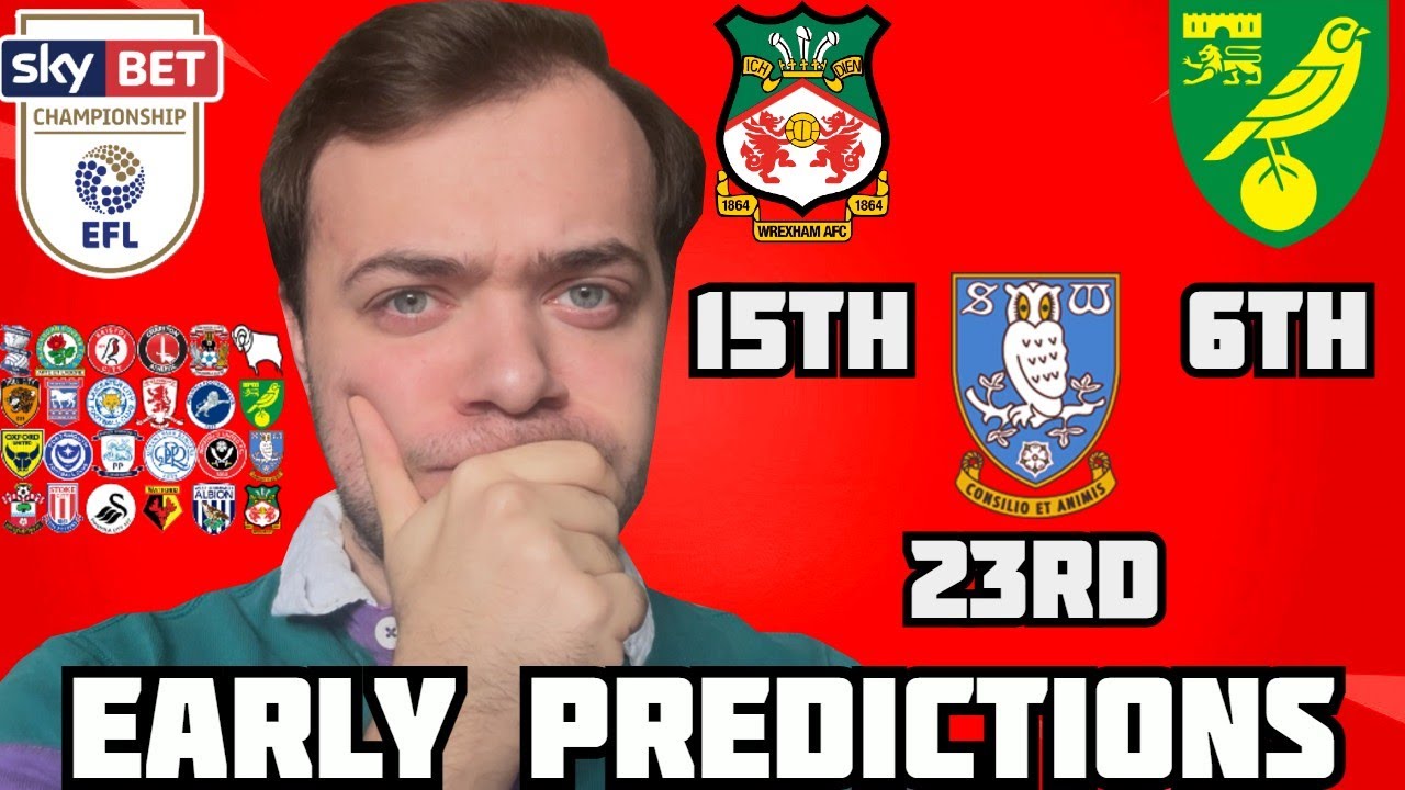 MY EARLY 25/26 CHAMPIONSHIP PREDICTIONS! - YouTube