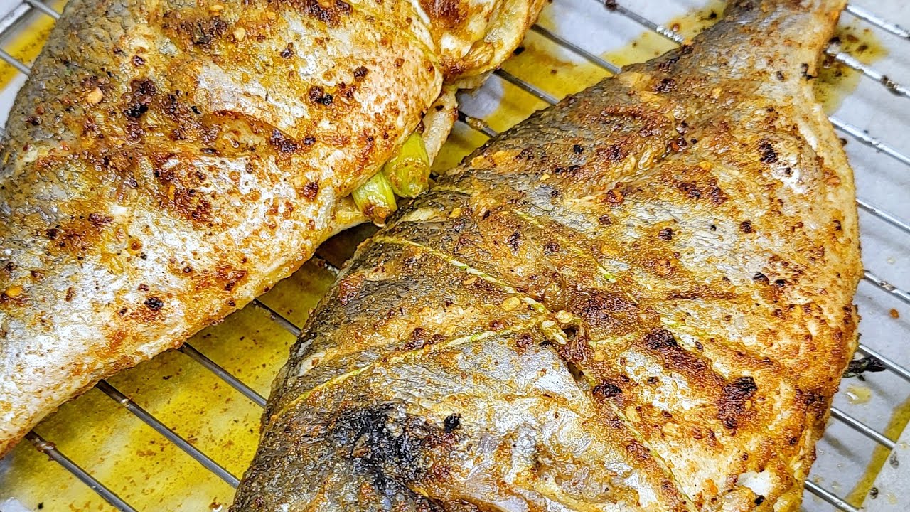 Oven Grilled Grilled Sea Bream || Amazin Kitchen - YouTube