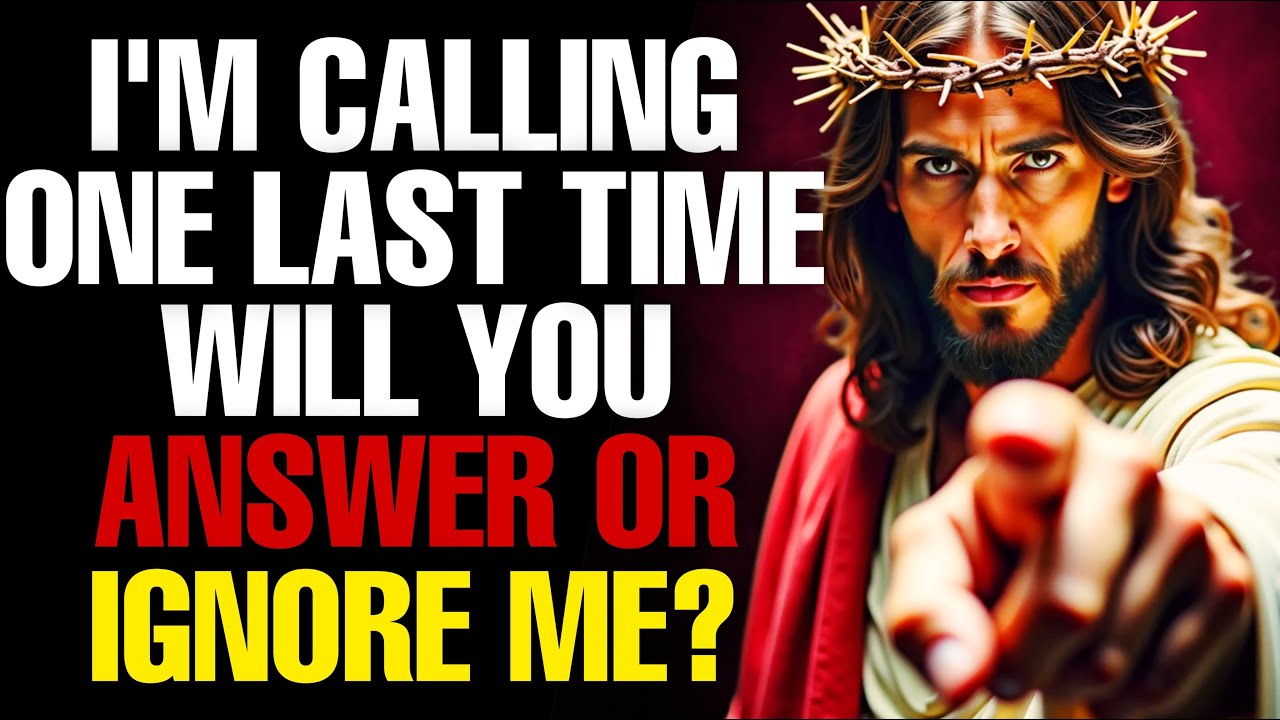 ️God Says: “Answer Me… Or Walk Away Forever” – Jesus😭🙏 | God's message ...