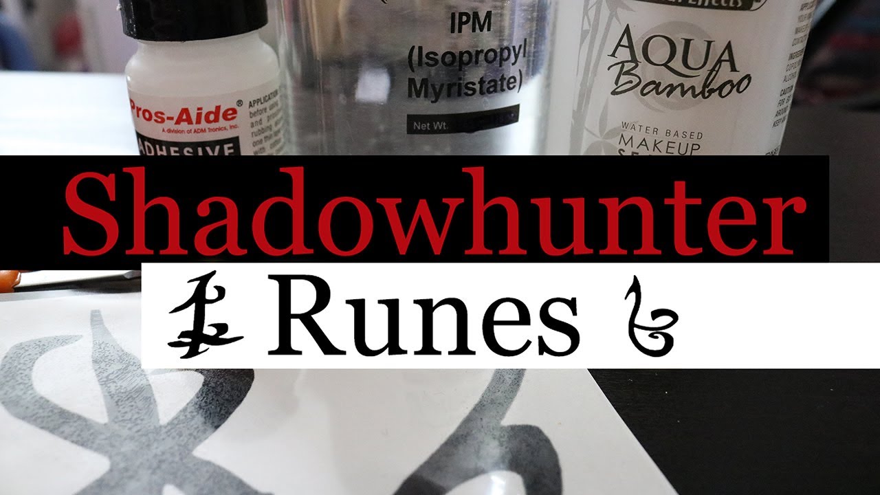 How To Make Shadowhunter Runes: An Official Process ( Outdated Version ...