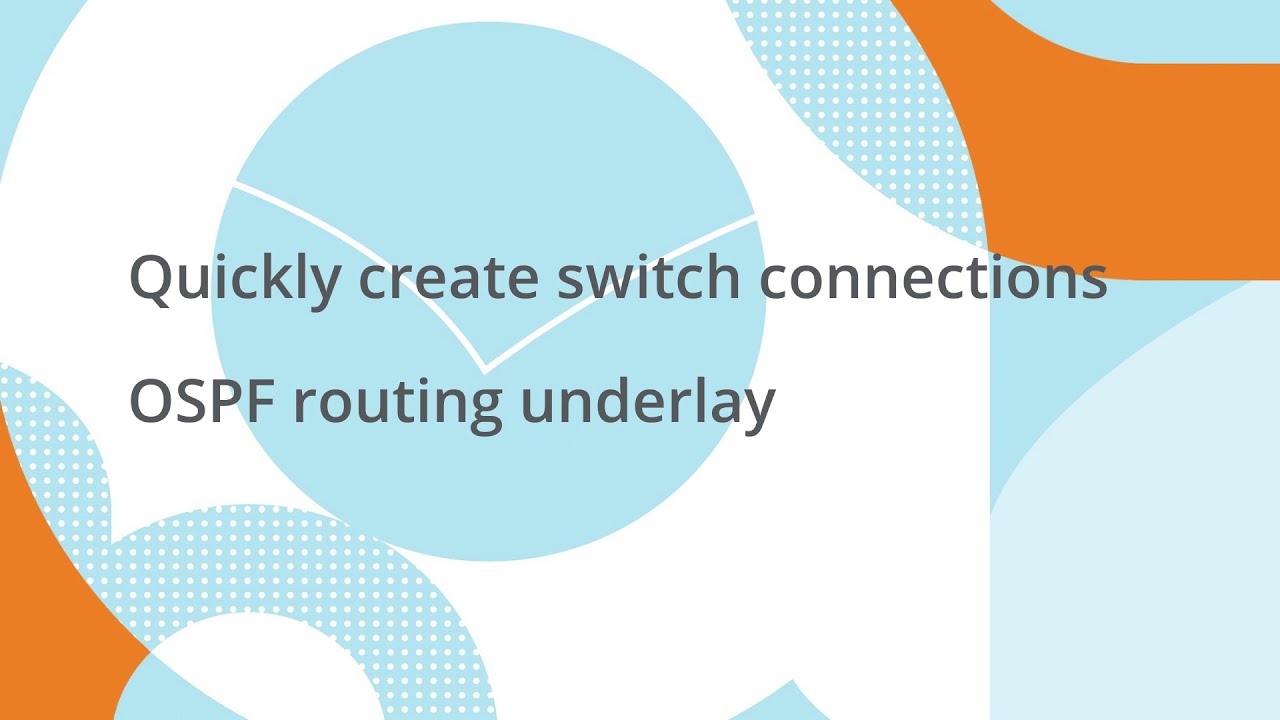 Aruba Fabric Composer: Create Leaf-Spine Network with Underlay - YouTube