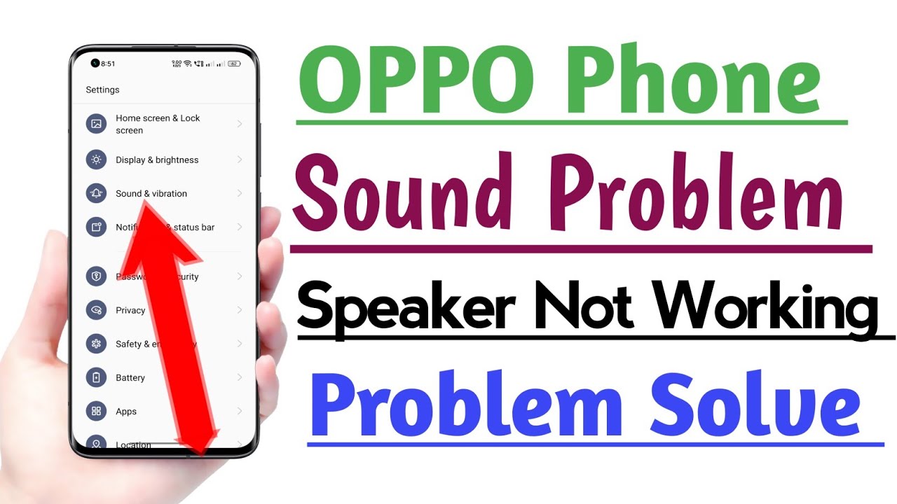 OPPO Phone Sound Problem Fix Speaker Not working Audio Problem solve ...