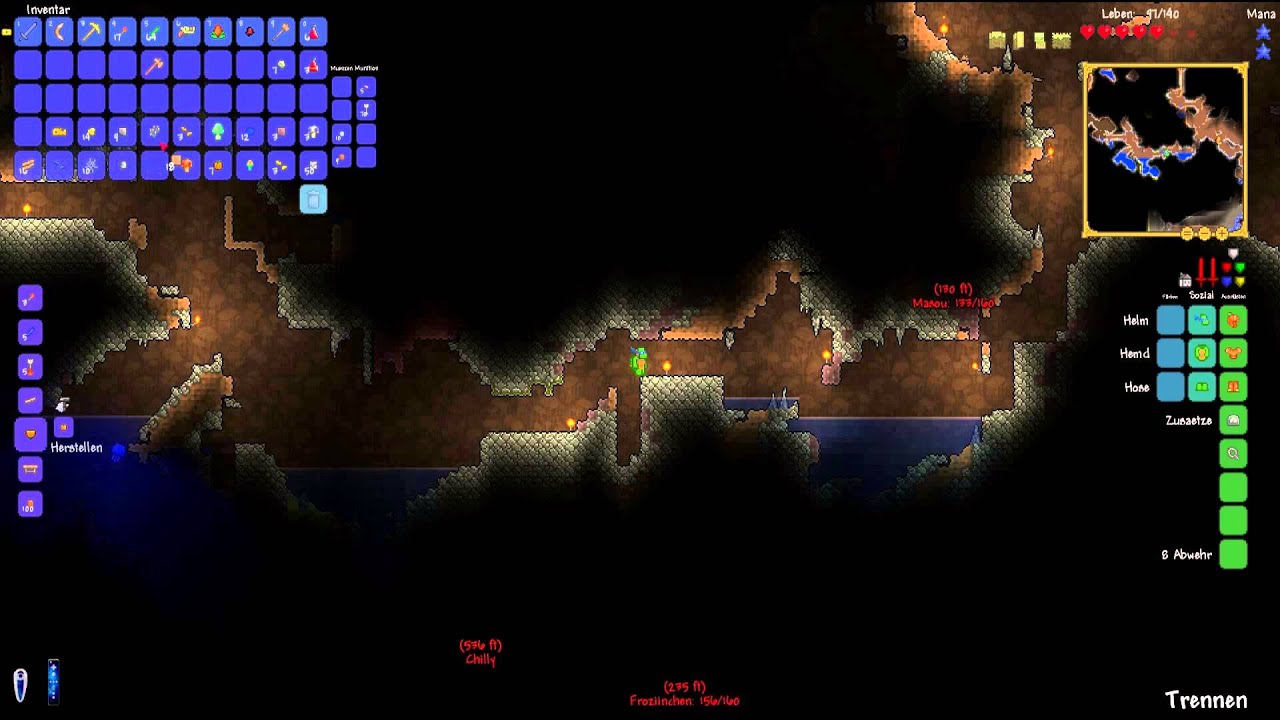 Lets Play Together Terraria german Part 7 Lasset das Sterben beginnen ...