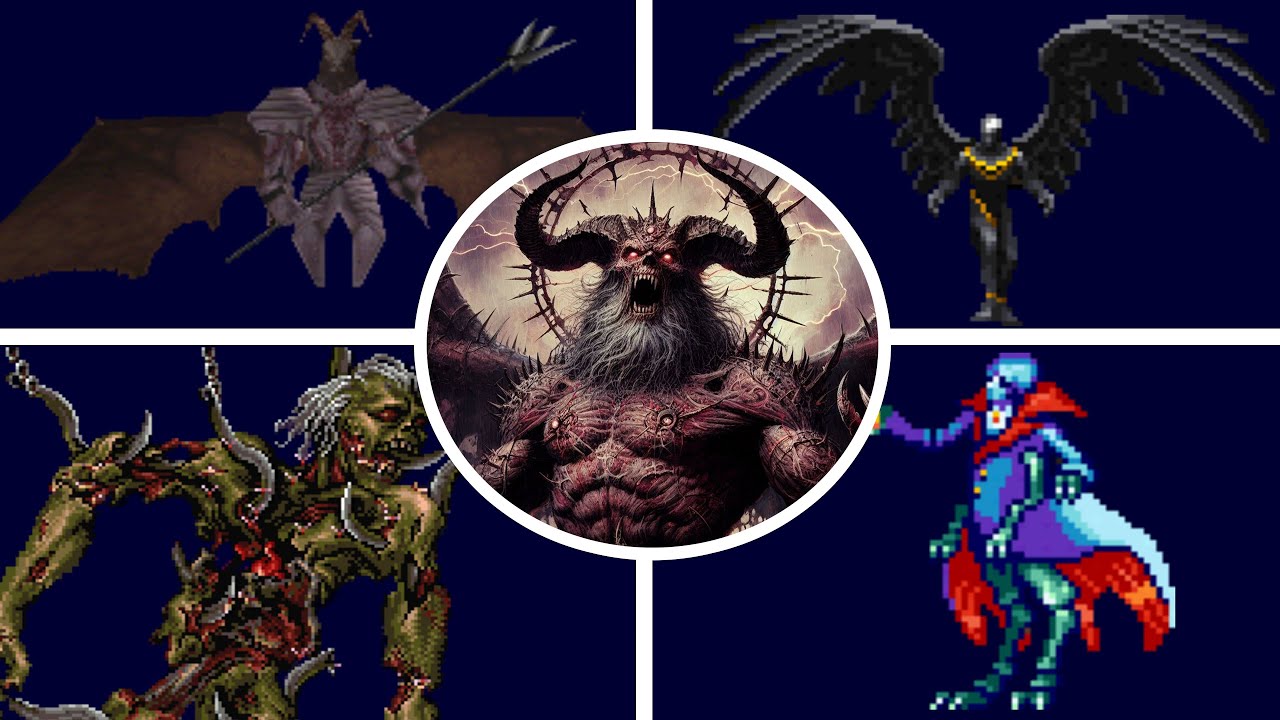 CASTLEVANIA ''DEMONS AND SUPREME DARK LORDS'' [EVERY BOSS FIGHT] 60FPS ...