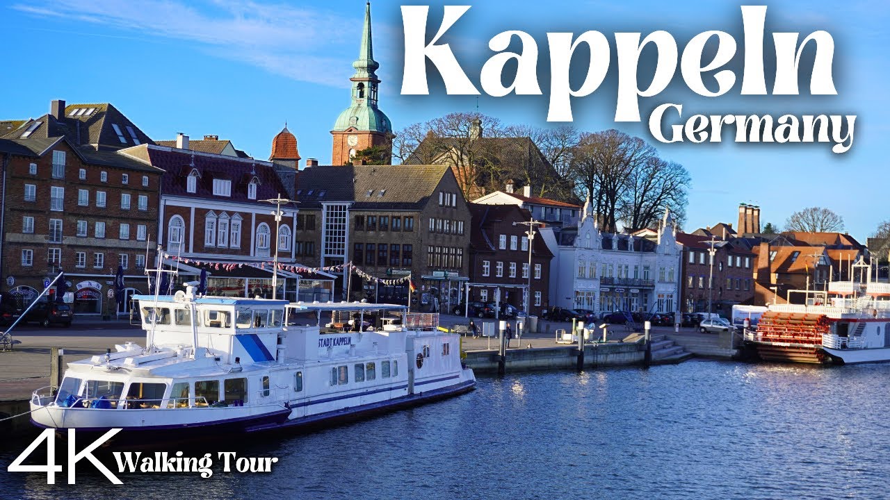 Walking in Beautiful Town of Germany - Kappeln Walking Tour 2024 - 4k ...